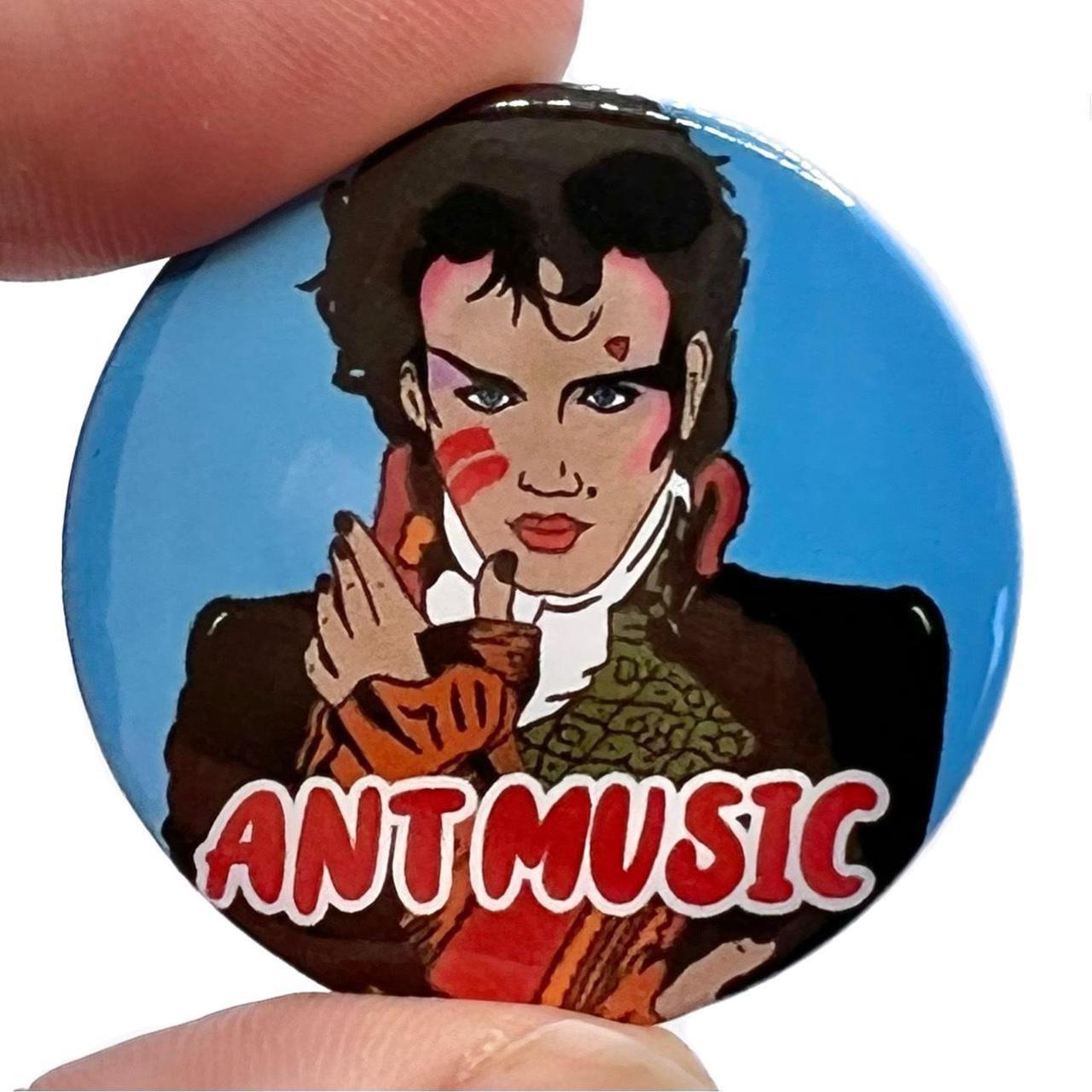 Adam Ant 🐜 Ant Music Inspired Button Pin Badge... - Depop