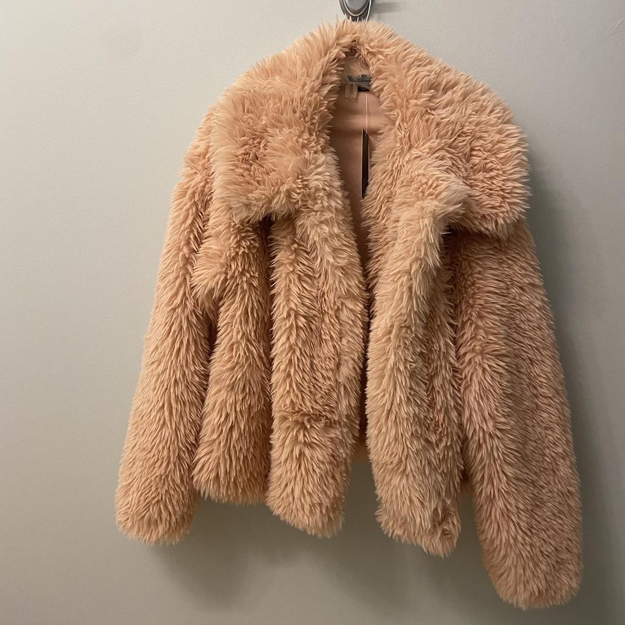 target wild fable faux fur jacket. really warm.... - Depop