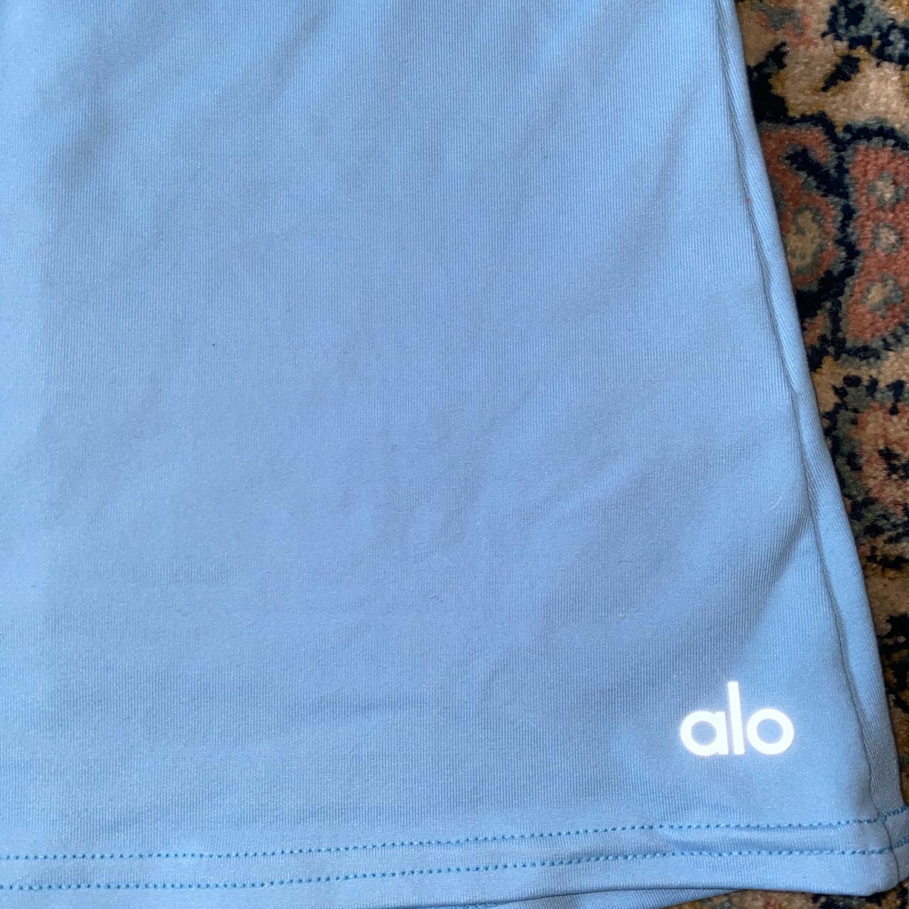 Baby blue Alo tank top Size xs Super cute... - Depop