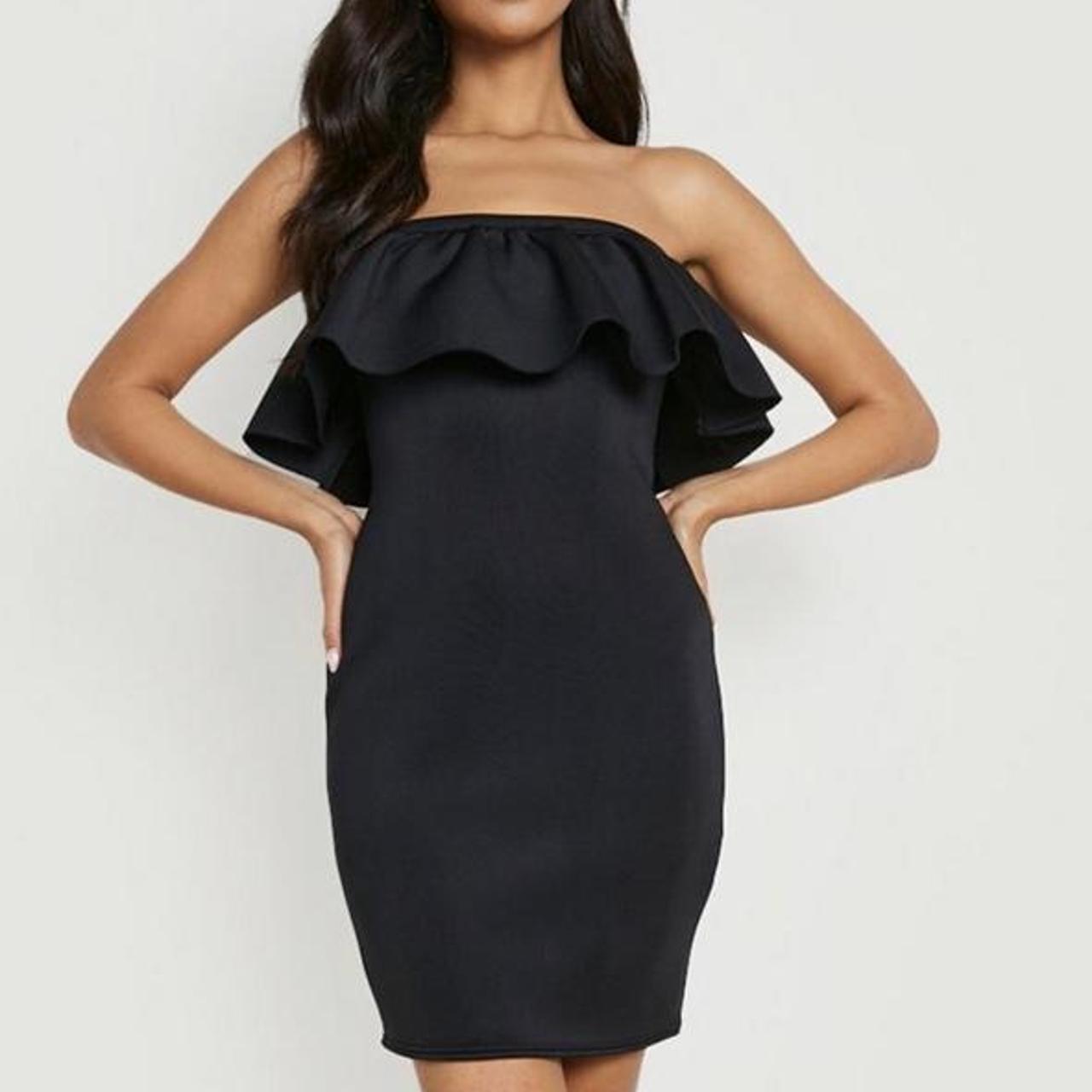 Boohoo Women's Black Dress | Depop