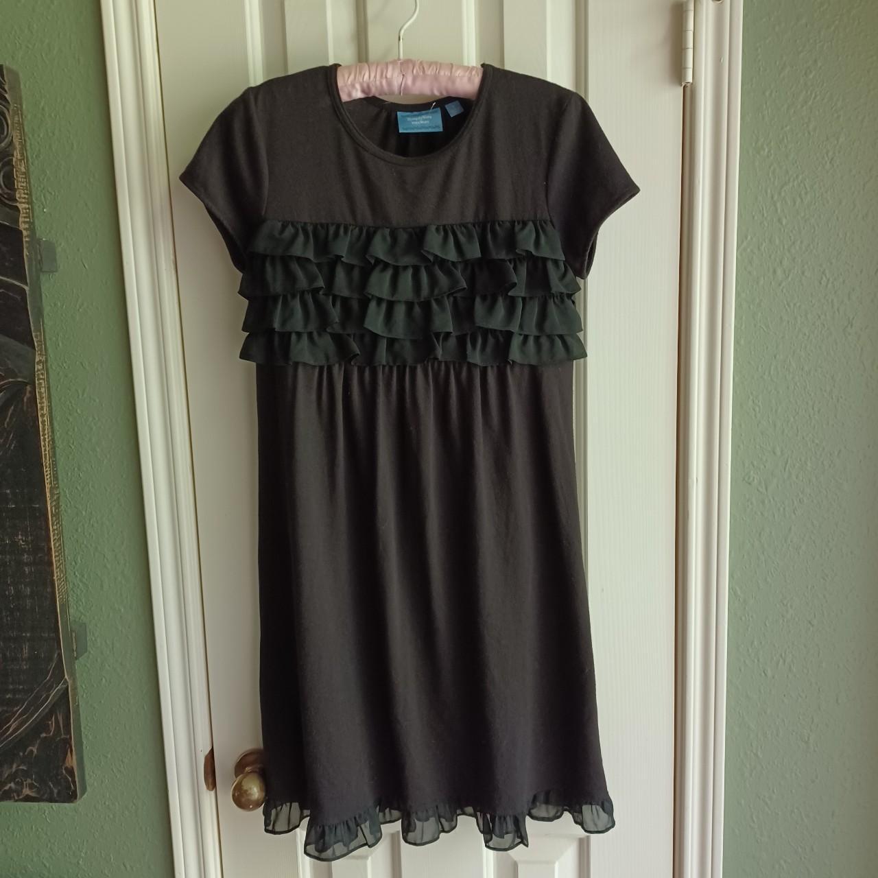 Frilly gothic babydoll dress- size small, could fit... - Depop
