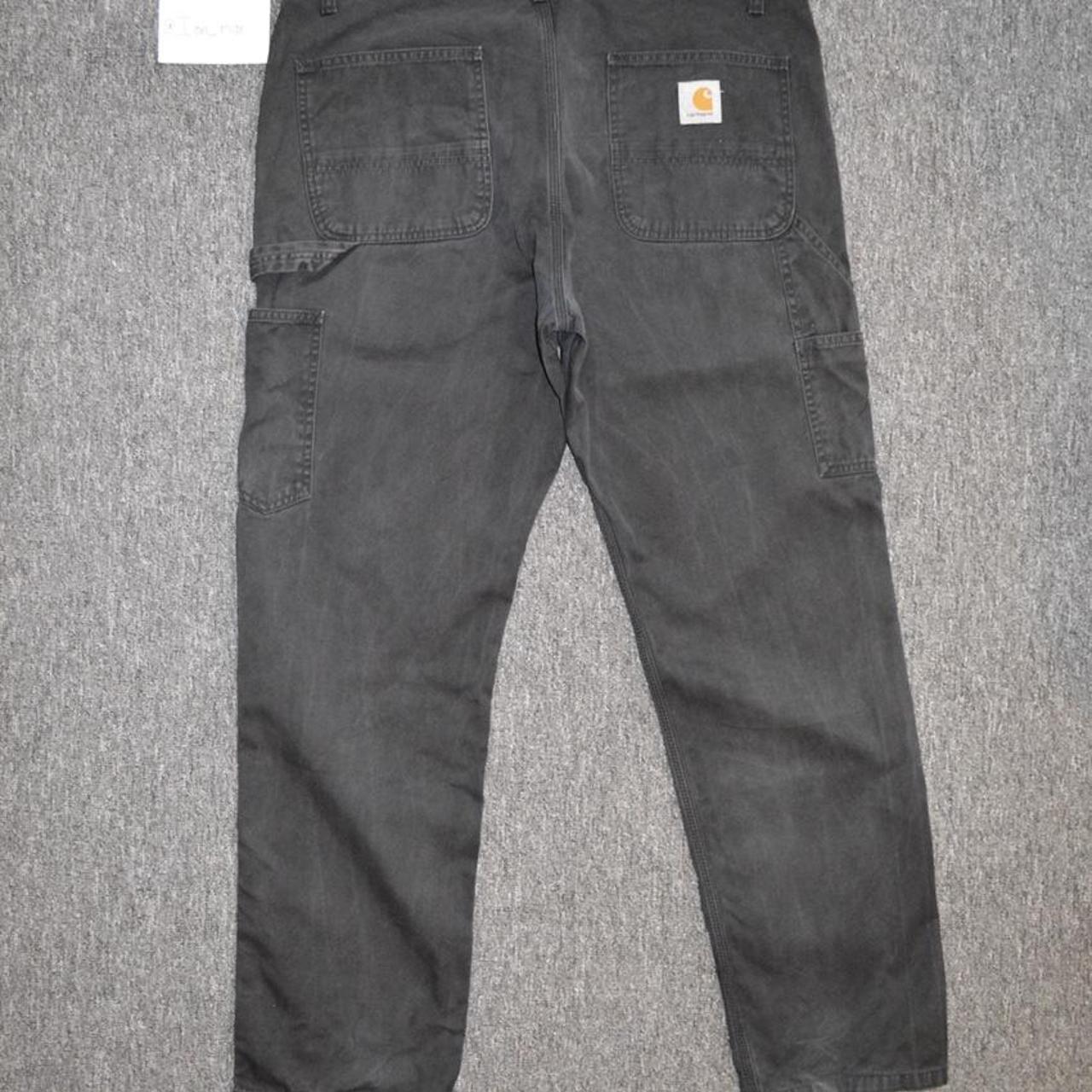 Carhartt ruck single knee pant black size 36” x... - Depop