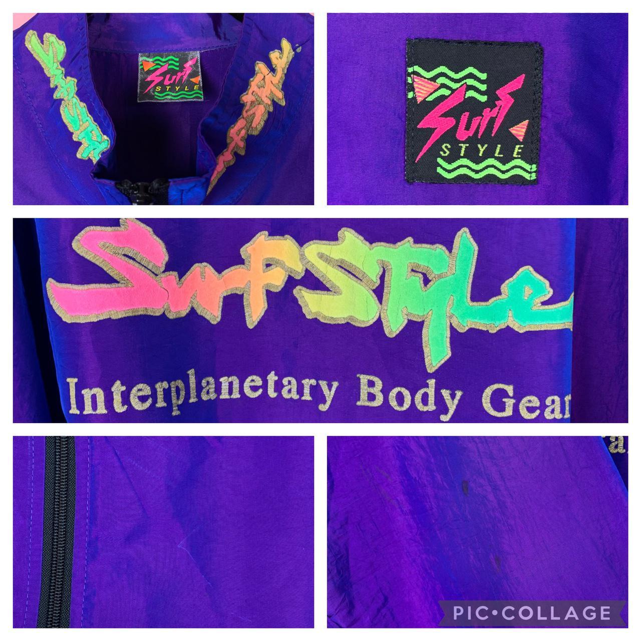 vintage 80s surf style interplanetary body gear... - Depop