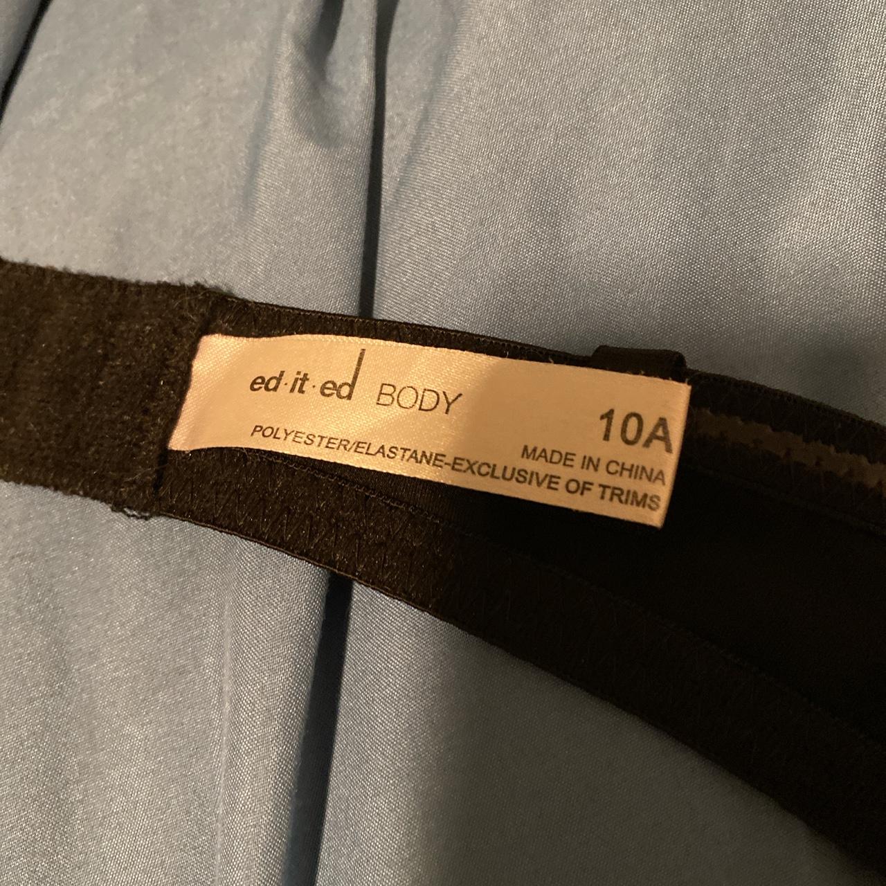 Black and white strapless bra Ed it Ed body. White... - Depop