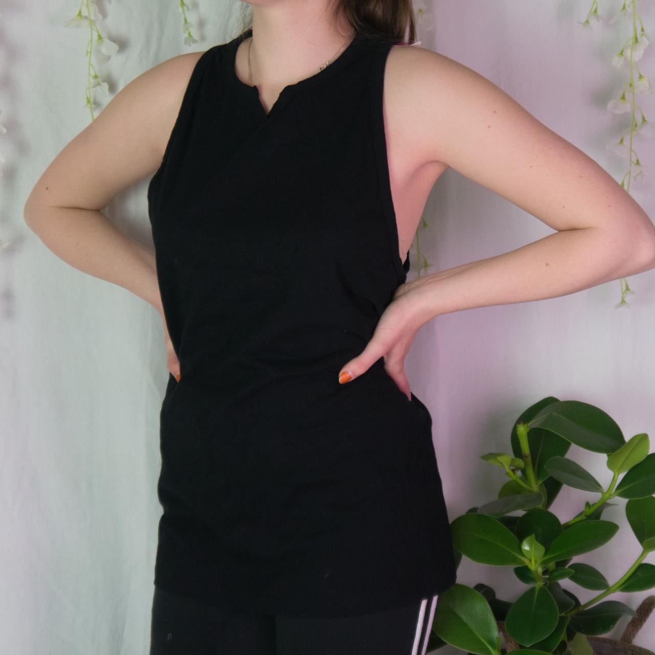 🖤Black Basic Tank Vest Top 🍁Simple black vest top... - Depop