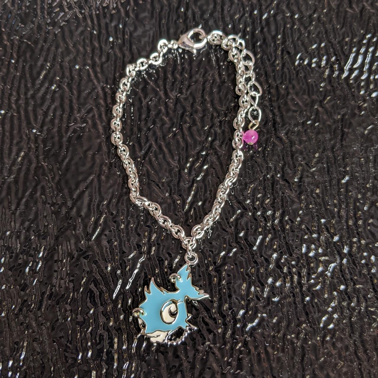 🐟Blue Punkyfish Chain Charm Bracelet ⛓️ Incredible... - Depop
