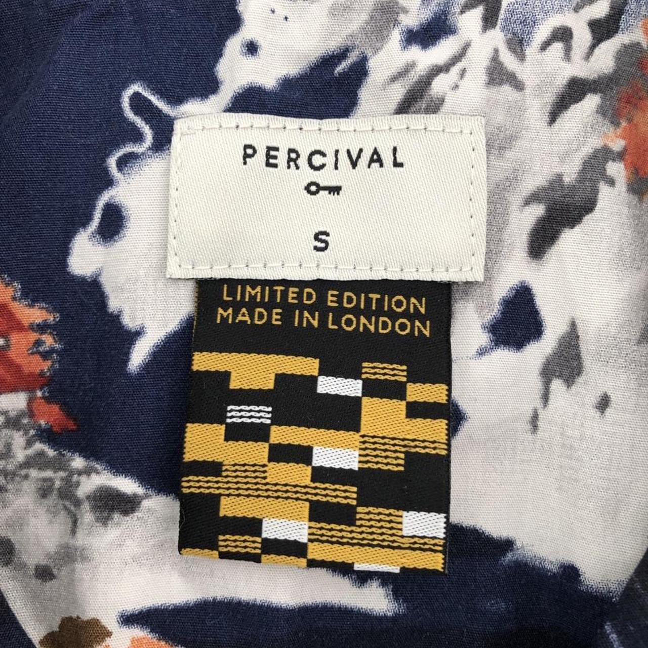 Percival Japanese print Cuban style short sleeve... - Depop