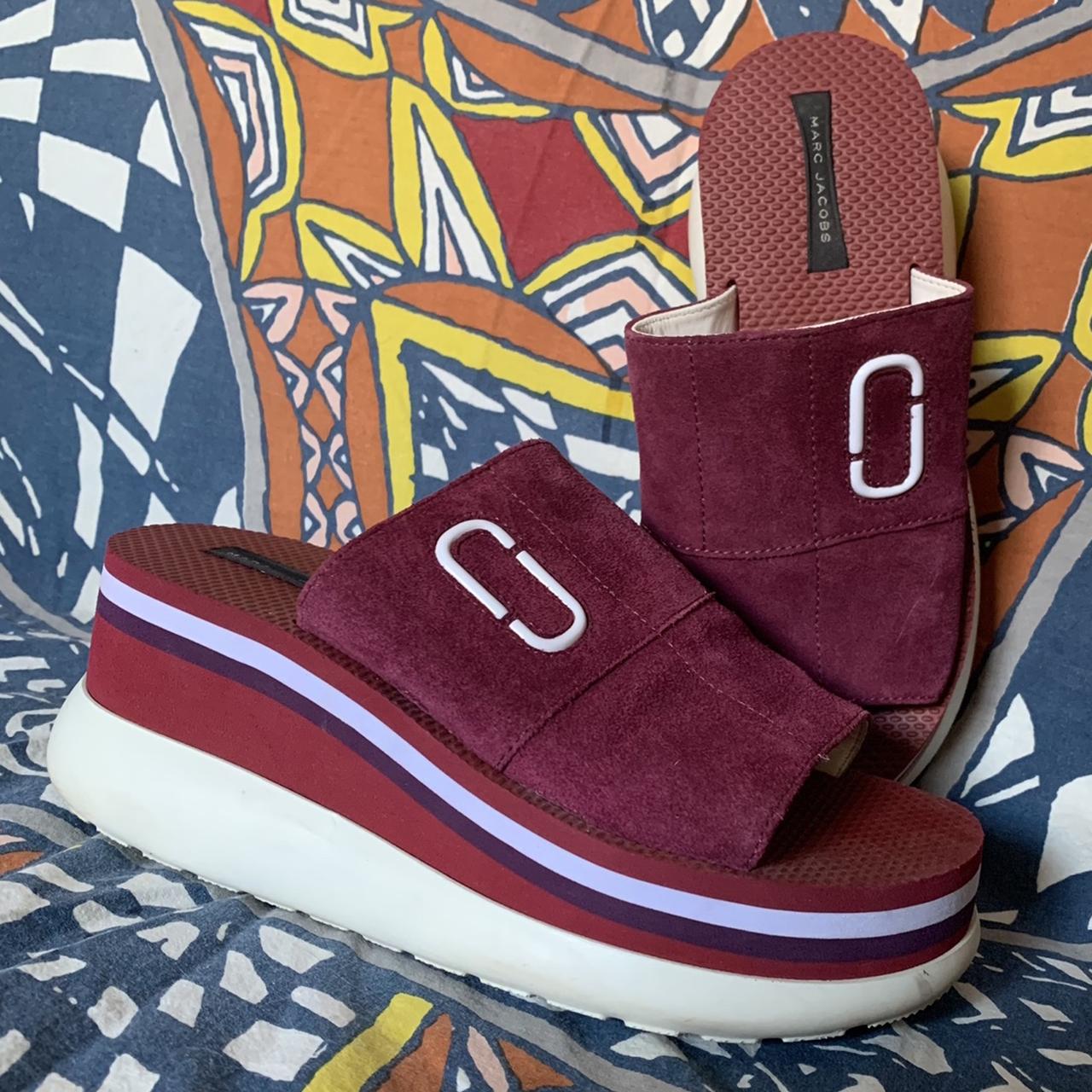 Marc Jacob’s Platform Slides Free Shipping... - Depop