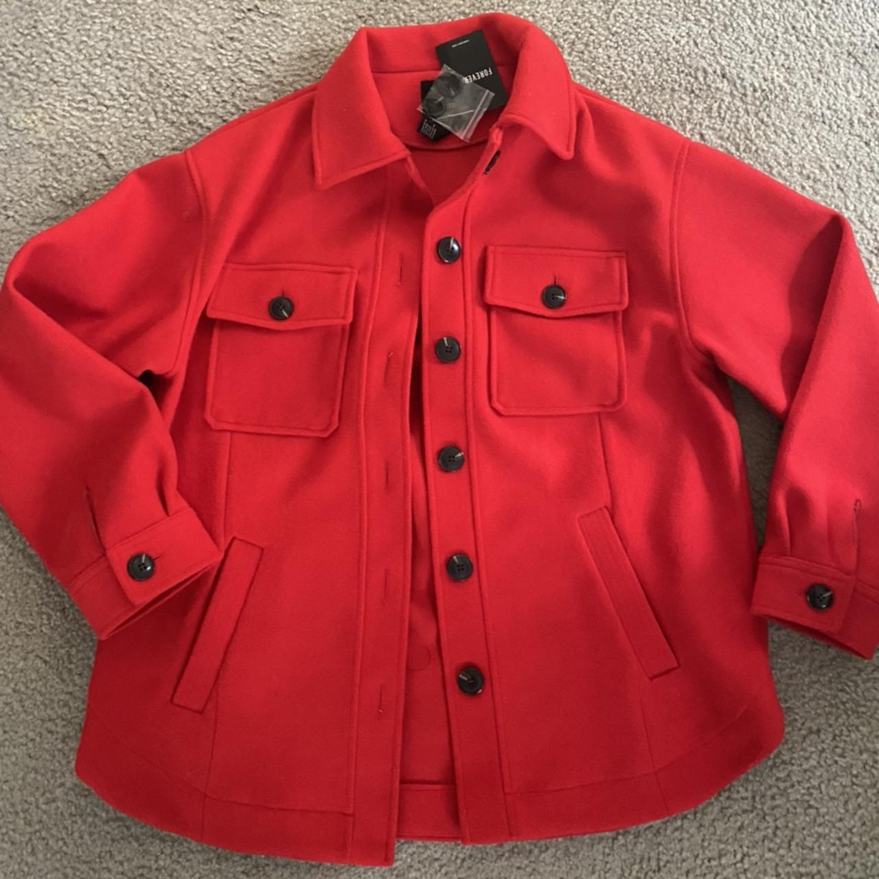 Red Jacket 🧥 Never Worn (tag is present). Can fit... - Depop