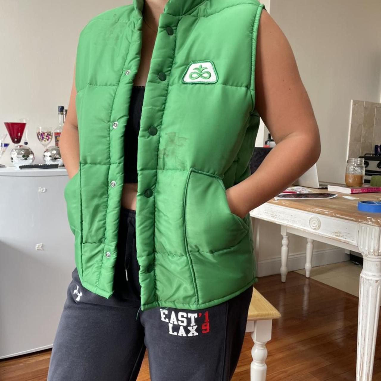 Vintage golf le fluer style green vest. Good quality... - Depop