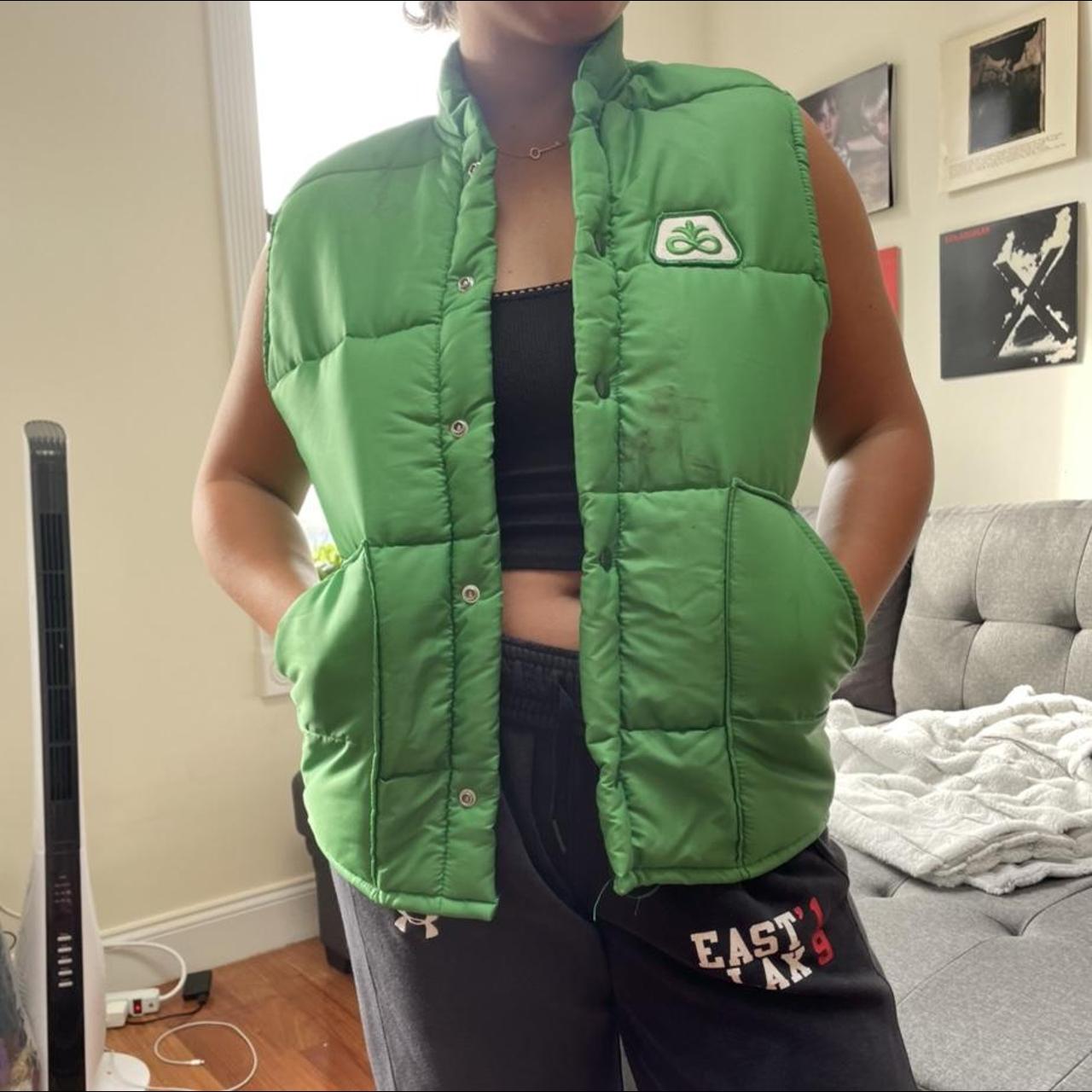 Vintage golf le fluer style green vest. Good quality... - Depop