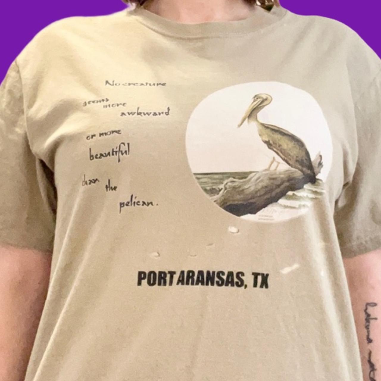 Vintage Pelican Tee from Port Aransas Texas. "No... | Depop