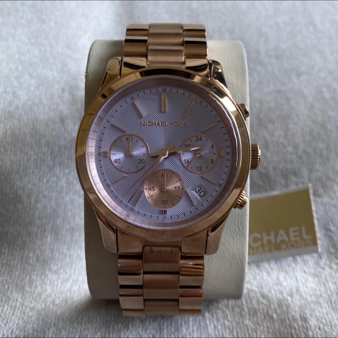 MICHAEL KORS MK6163 Rose Gold Stainless Steel... - Depop