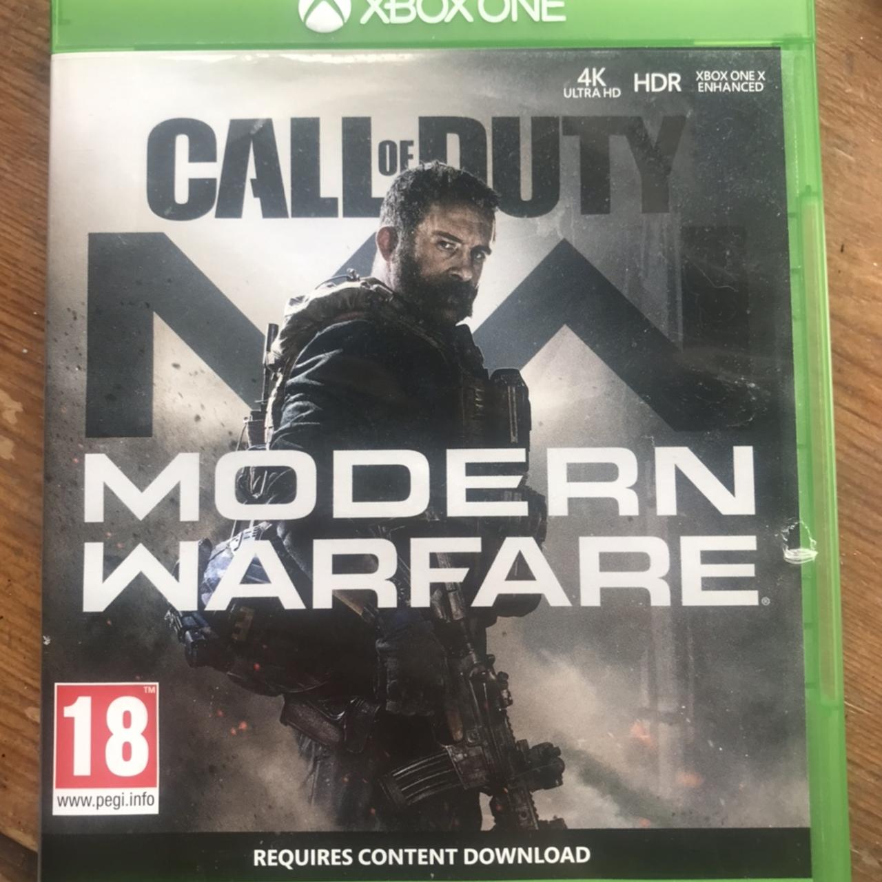 Call of duty modern warfare Xbox disk Good... - Depop
