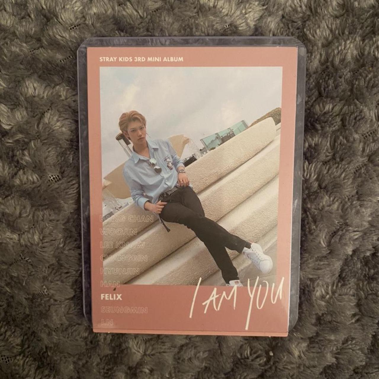 FELIX I AM YOU PHOTOCARD STRAY KIDS POLAROID... | Depop