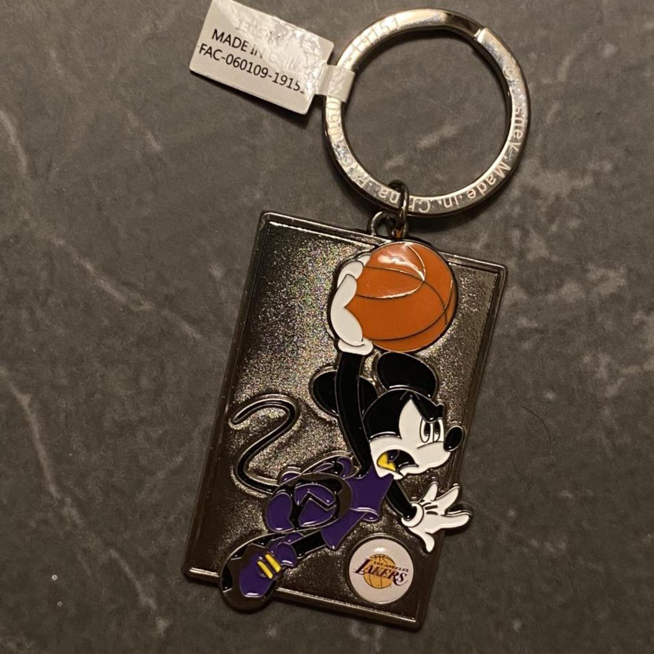 Disney NBA Mickey Mouse Los Angeles Lakers keychain - Depop