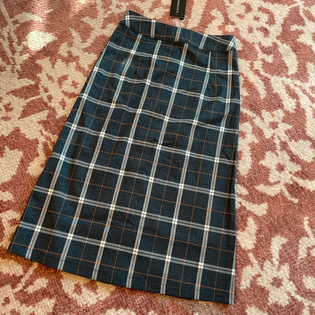 Plaid Wednesday’s Girl Skirt Size XS - Blue Plaid... - Depop