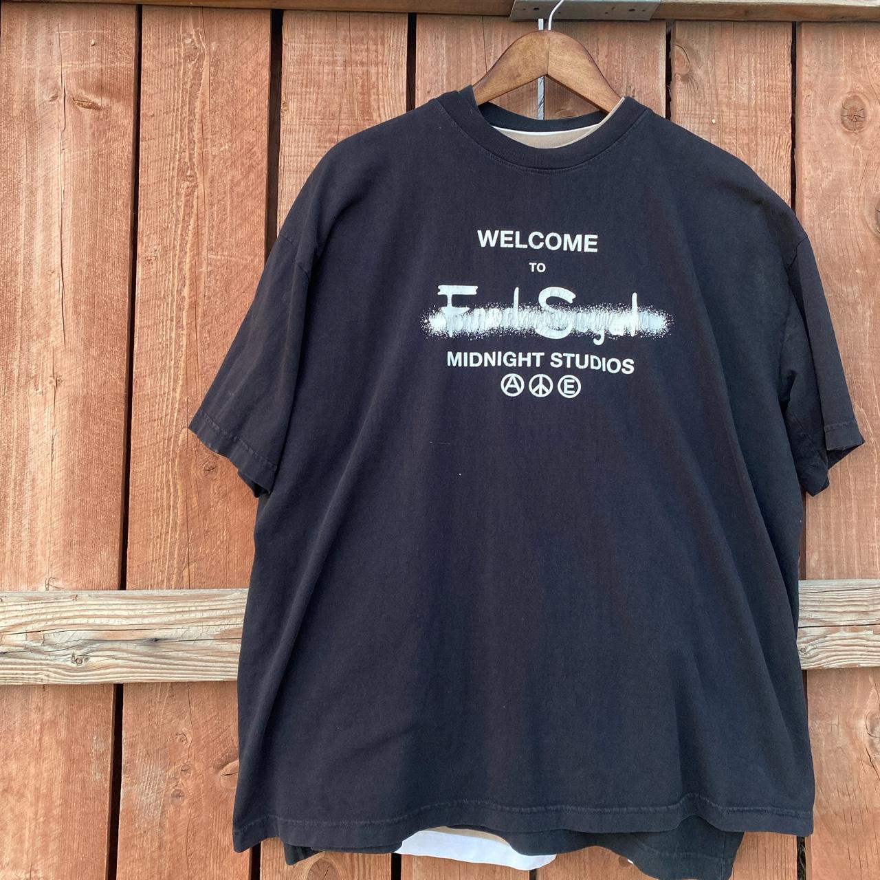 MIDNIGHT STUDIOS x FREAD SEGAL TEE SIZE : 3 (LARGE)... - Depop