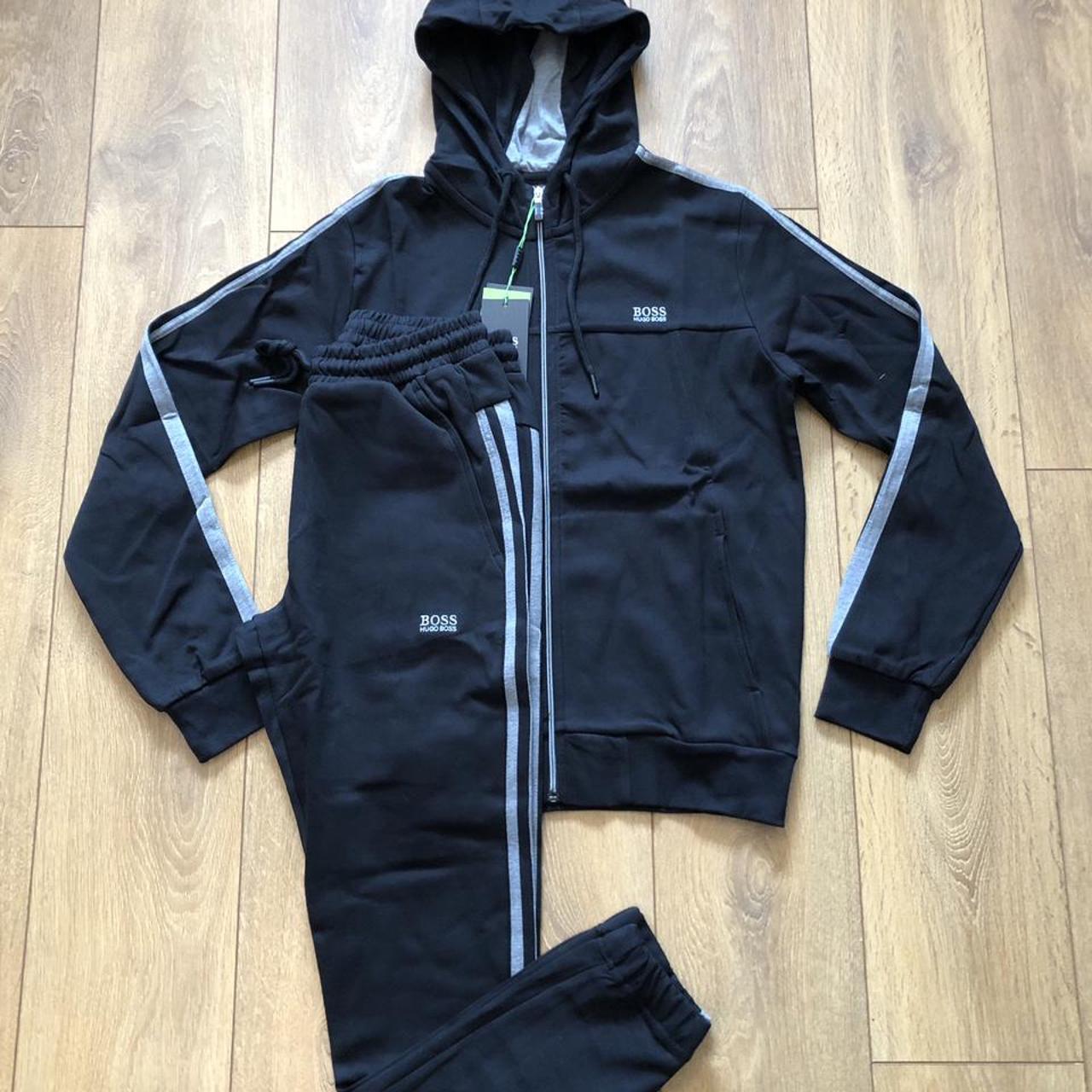 Hugo boss tracksuit Green label... - Depop