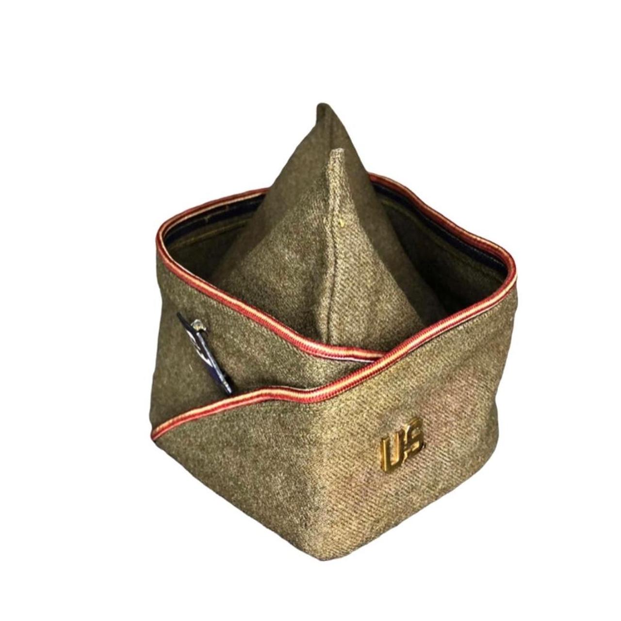 Outstanding WW2 Wool Overseas Garrison Cap US Army... - Depop