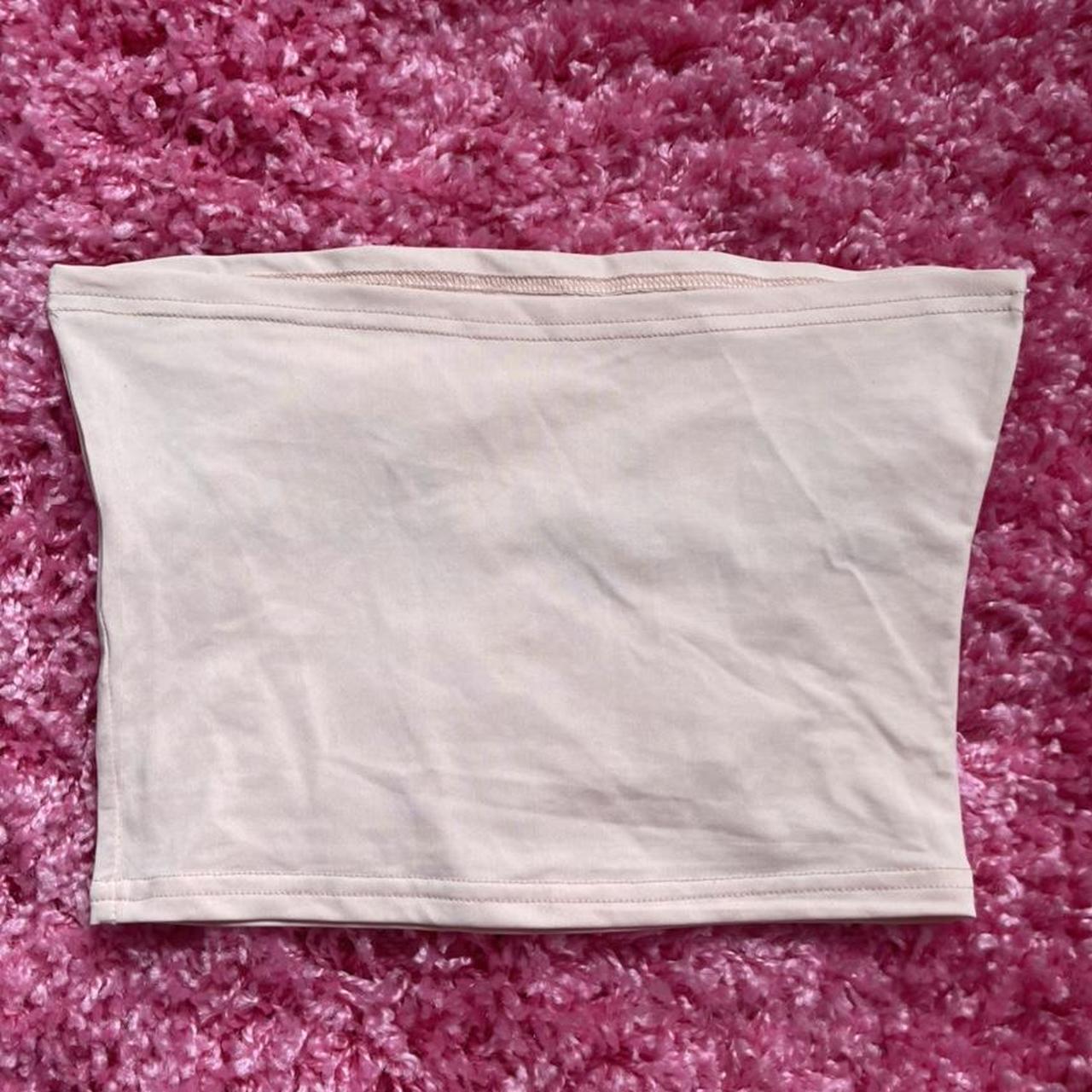pink "baby girl" bandeau top never worn FREE DELIVERY - Depop