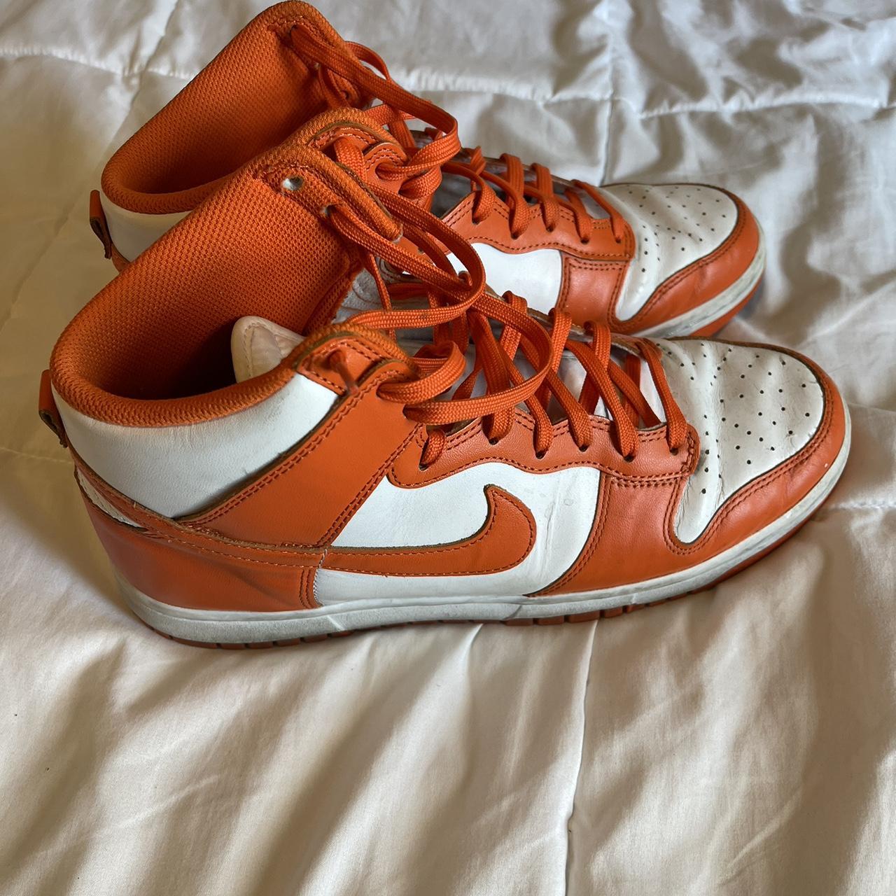 Orange dunks - Depop