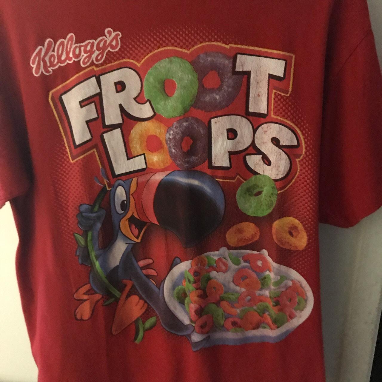 Vintage Bootleg Cereal Fruit Loops Tucan Sam... - Depop Vintage Bootleg Cereal Fruit Loops Tucan Sam... - Depop