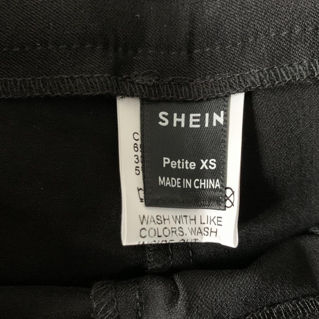 SHEIN black trousers Petite XS never been worn - Depop