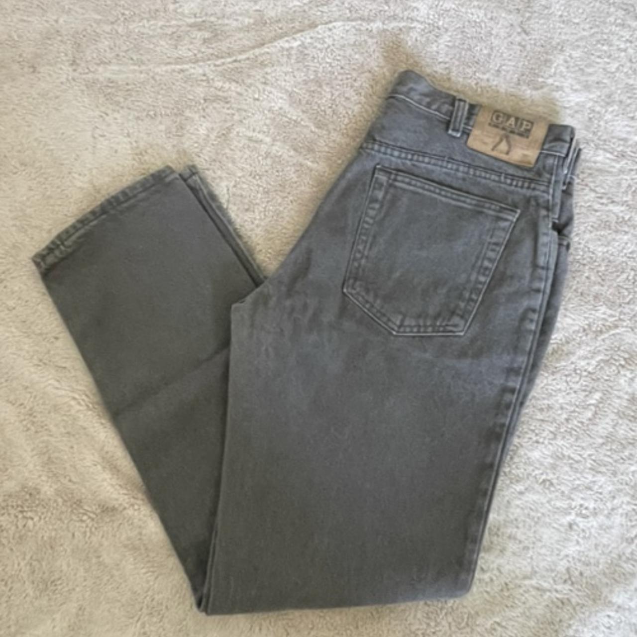 90's Gap high waist jeans Awesome gray color No... - Depop