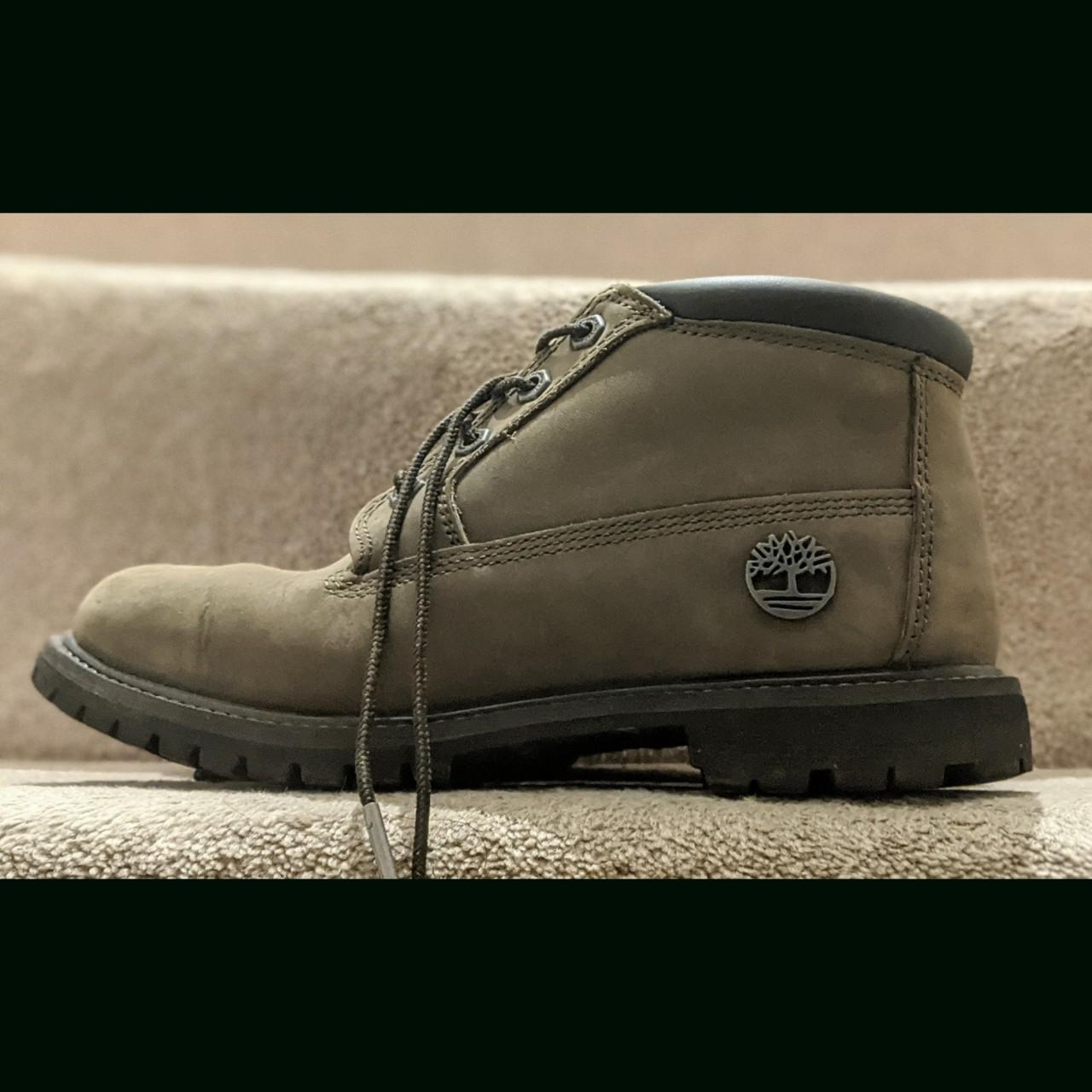 Open to offers Timberland Khaki Waterproof ankle... - Depop