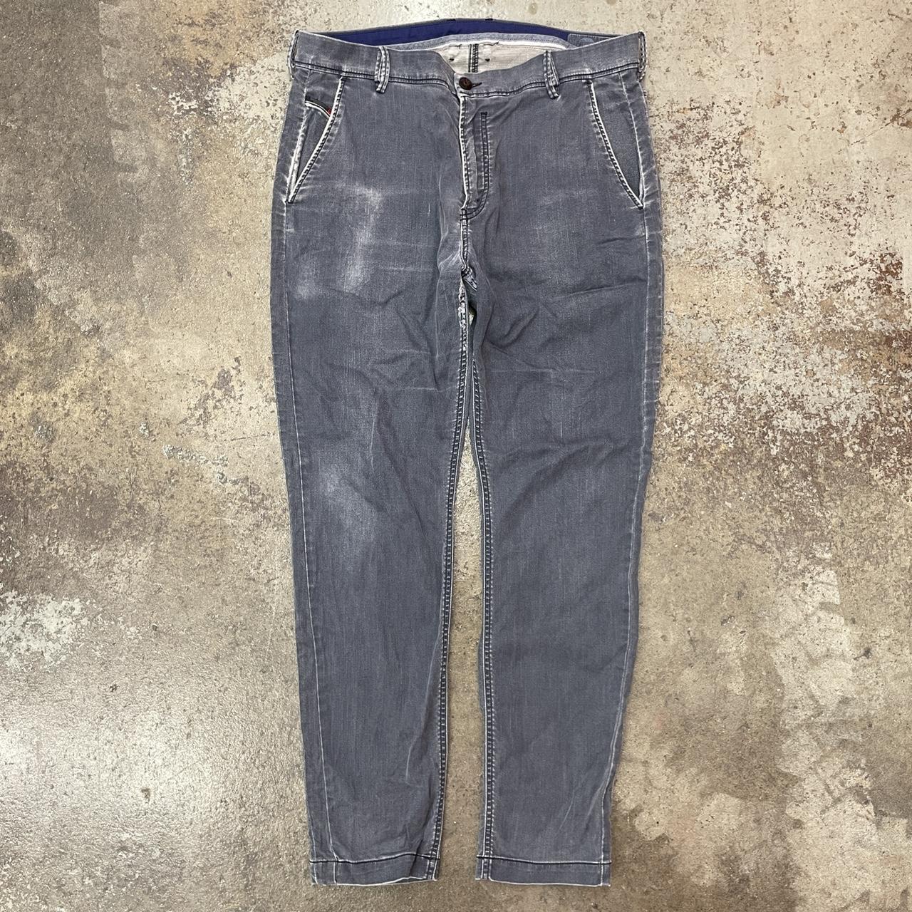 Diesel Men's Grey Jeans | Depop