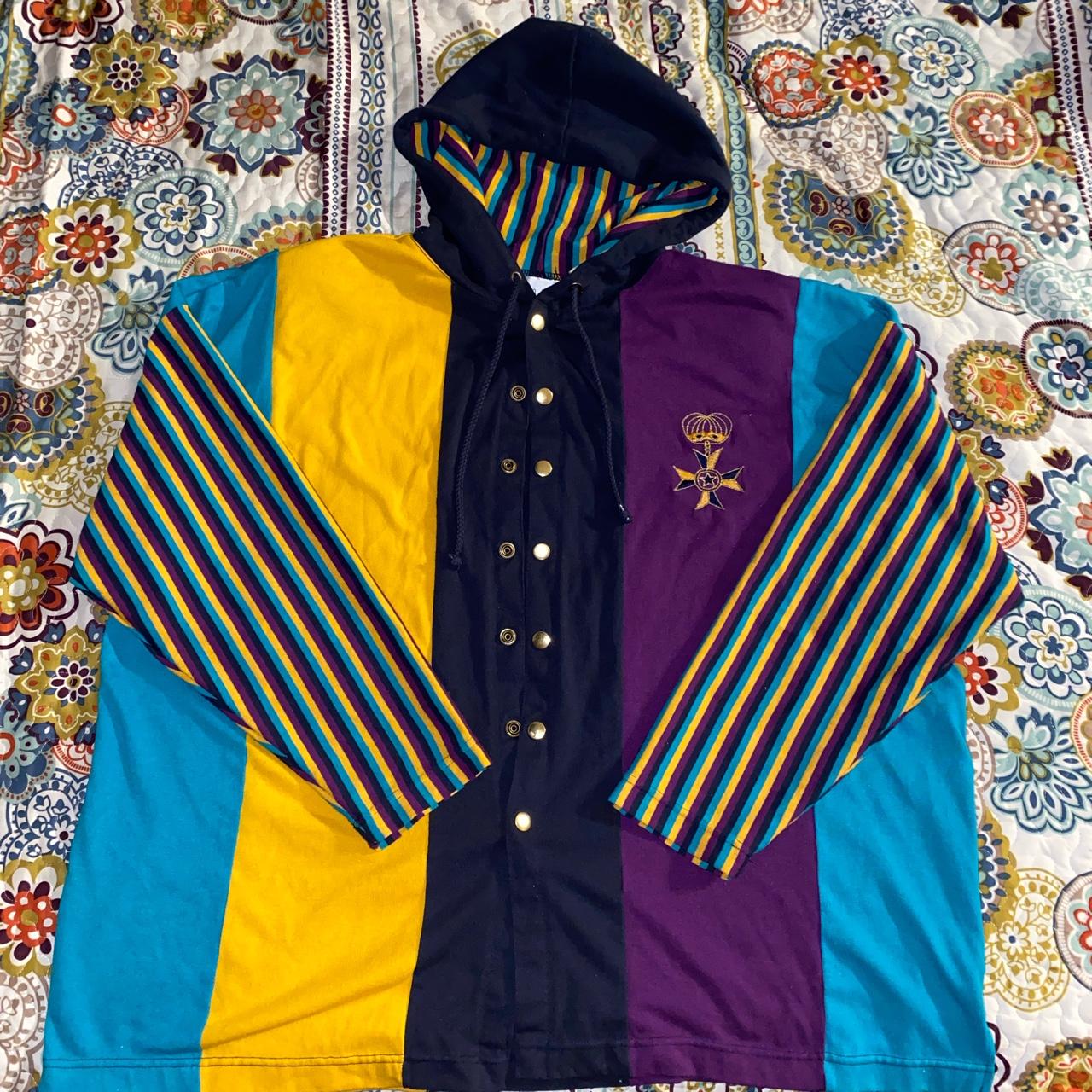 CAROLINA COLOURS Button-up Jacket •amazing colors... - Depop