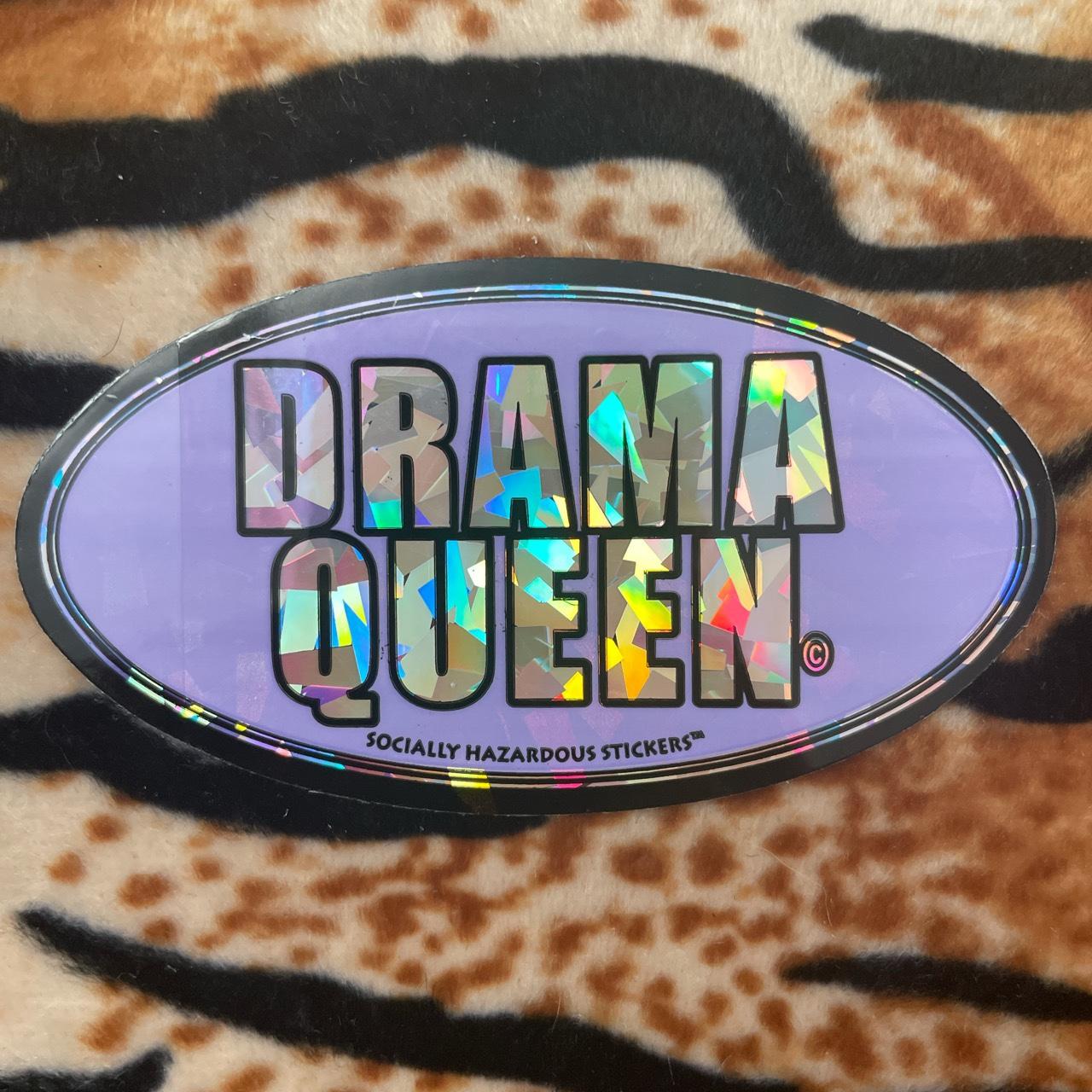 “Drama Queen” / Socially Hazardous Stickers/ Y2K... - Depop