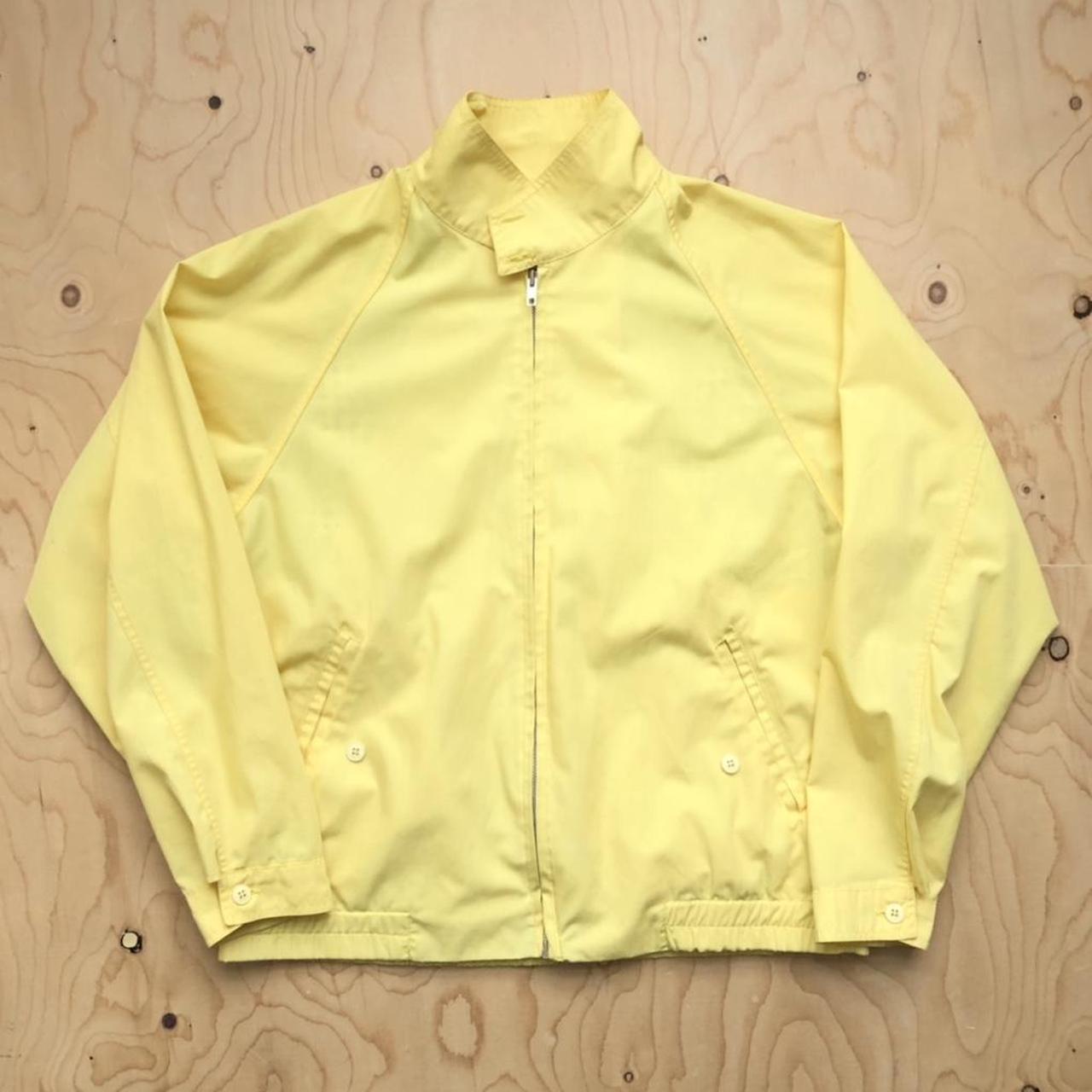 Robe di Kappa vintage Italian yellow Harrington... - Depop