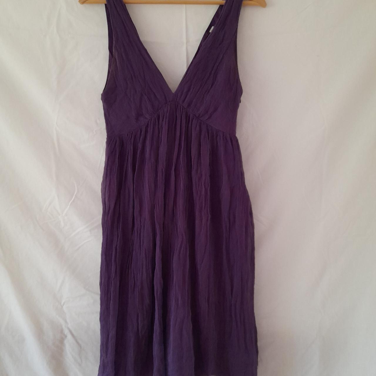 Purple floaty dress - Depop