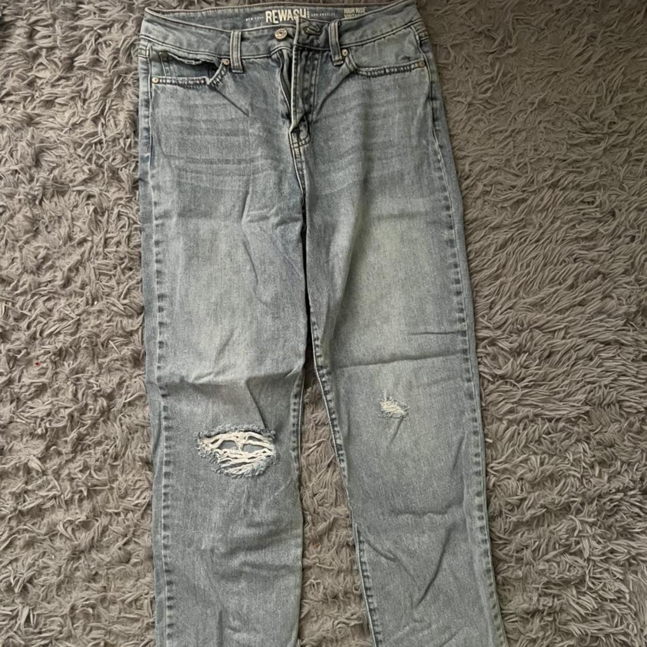 Rewash Women's Blue Jeans | Depop