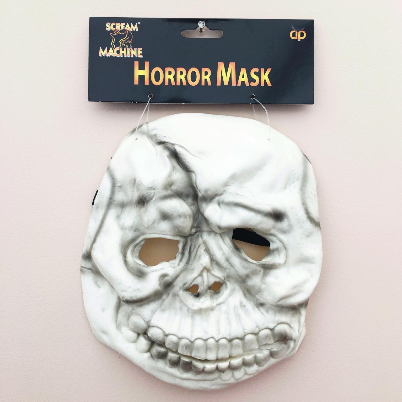 HALLOWEEN skull mask. Soft plastic and easy to... - Depop