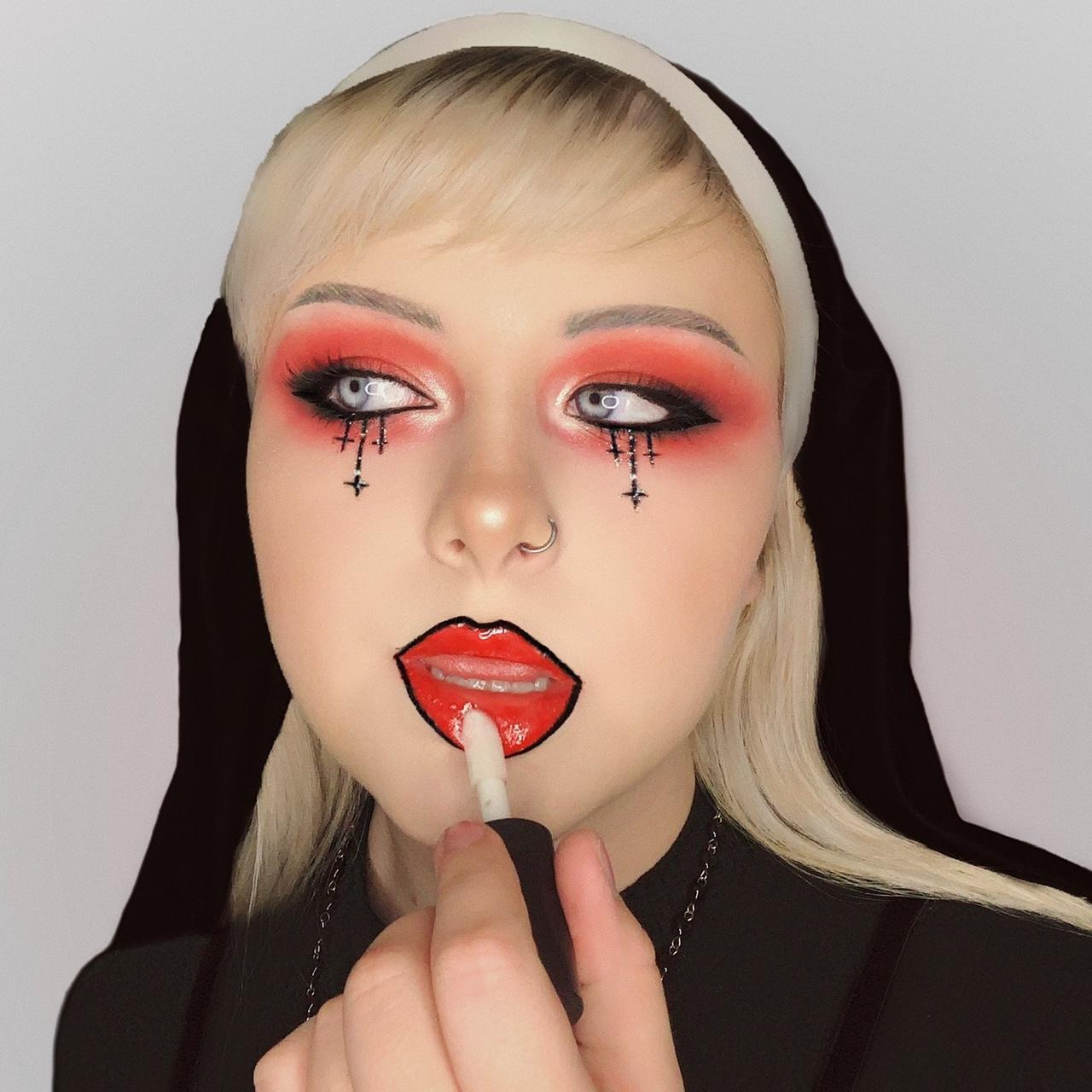👻 Sexy Nun Costume 👻 Dress And Habit Included Perfect Depop