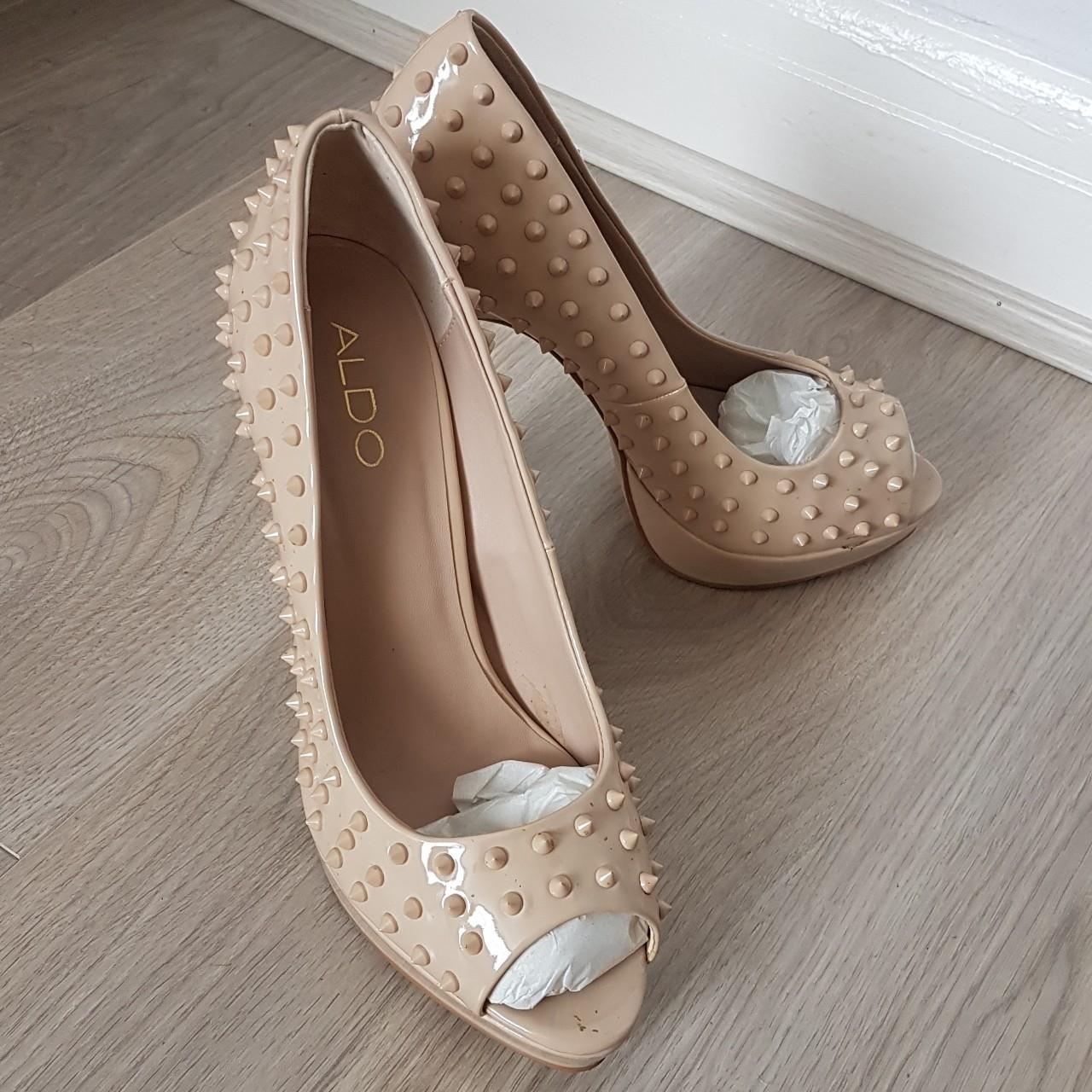 ALDO Women's Cream Courts | Depop