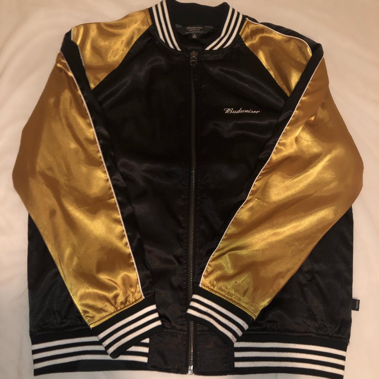 BUDWEISER varsity jacket - Depop