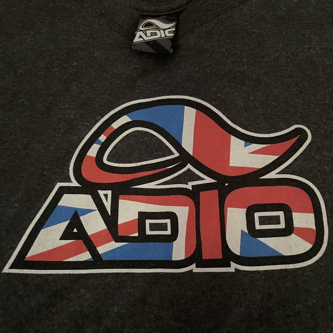 VINTAGE ADIO FOOTWEAR UNIONJACK TEE - near mint... - Depop