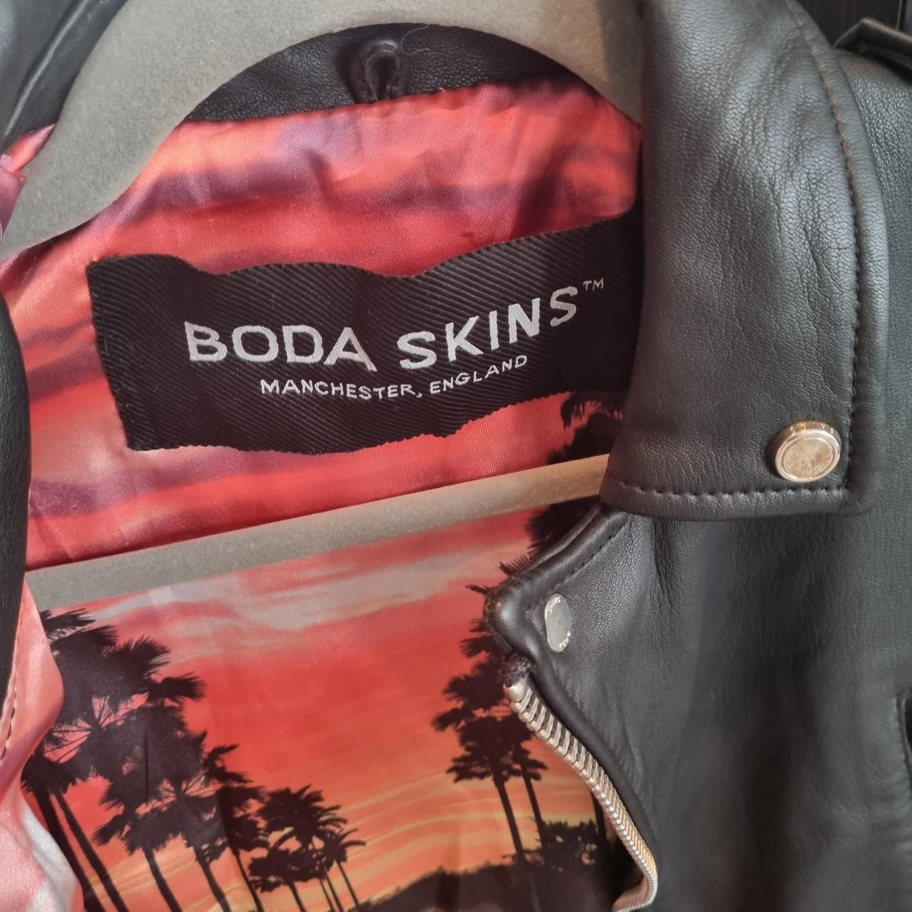 Boda skins genuine leather jacket. RRP £400 -... - Depop