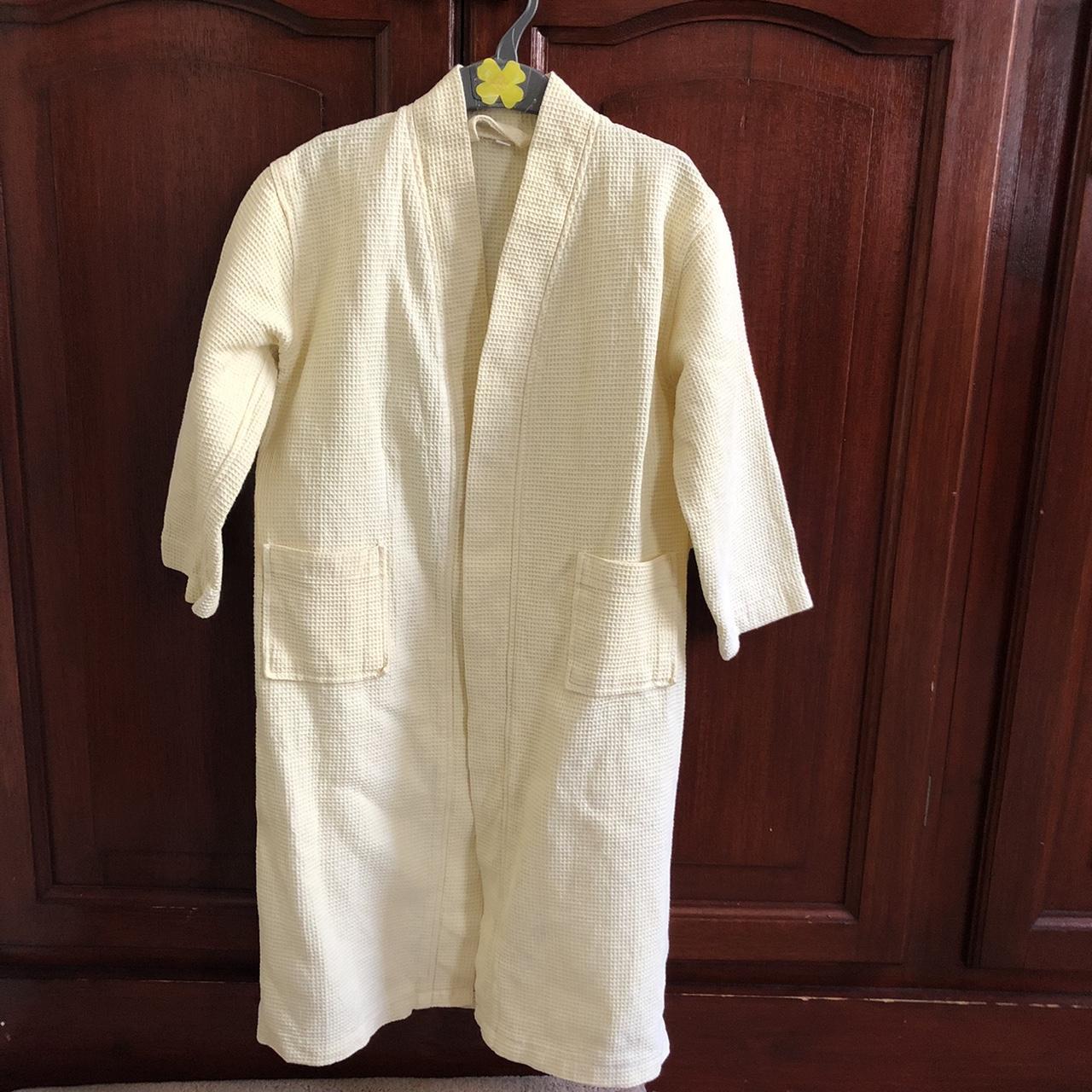 Yellow age 8 ribbed bath robe Excellent condition... - Depop