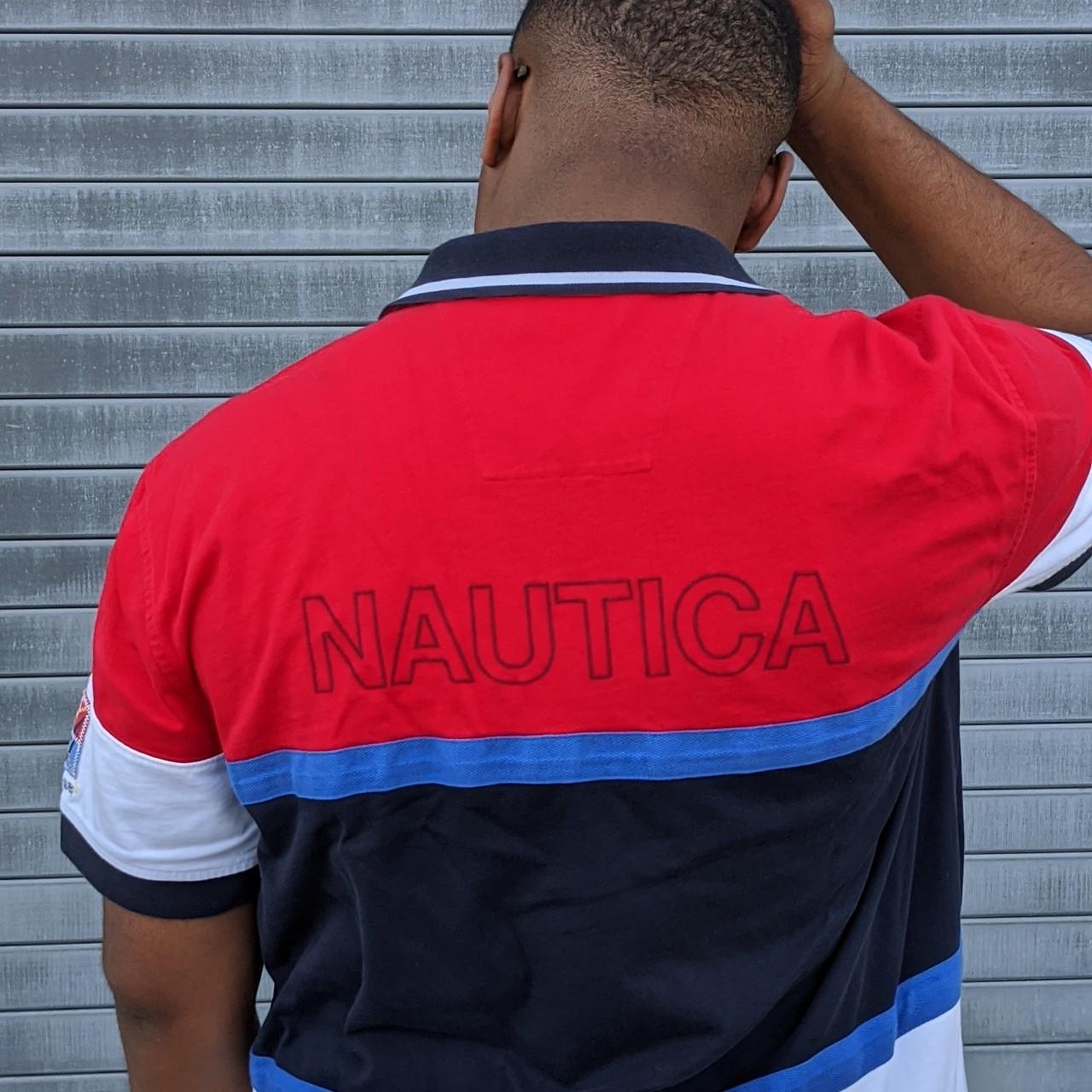 Vintage Nautica N83 Sailing Polo Shirt top to bottom... - Depop