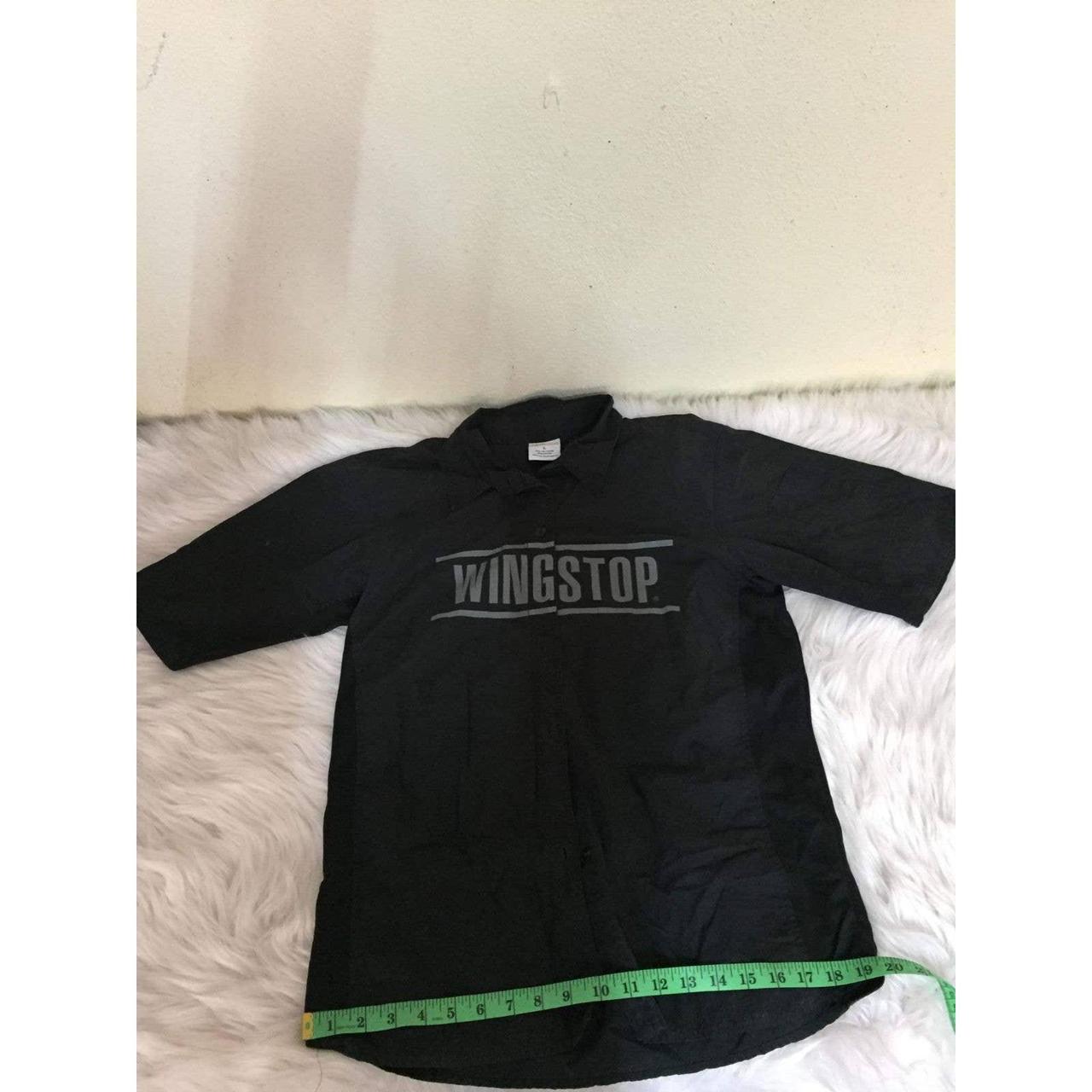 Wingstop Sz L Black Work shirt - Depop