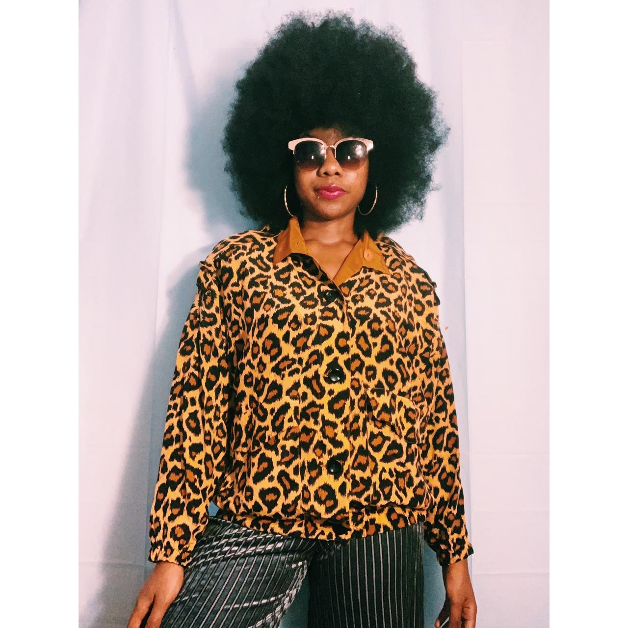 The bold cheetah bomber is one fly gem! It features... - Depop
