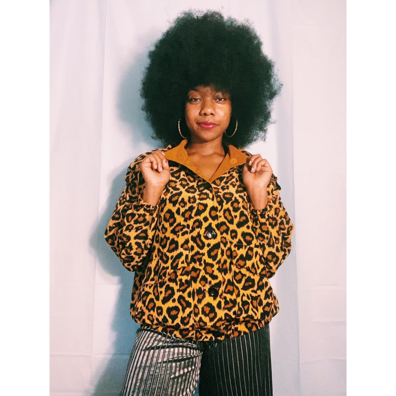 The bold cheetah bomber is one fly gem! It features... - Depop
