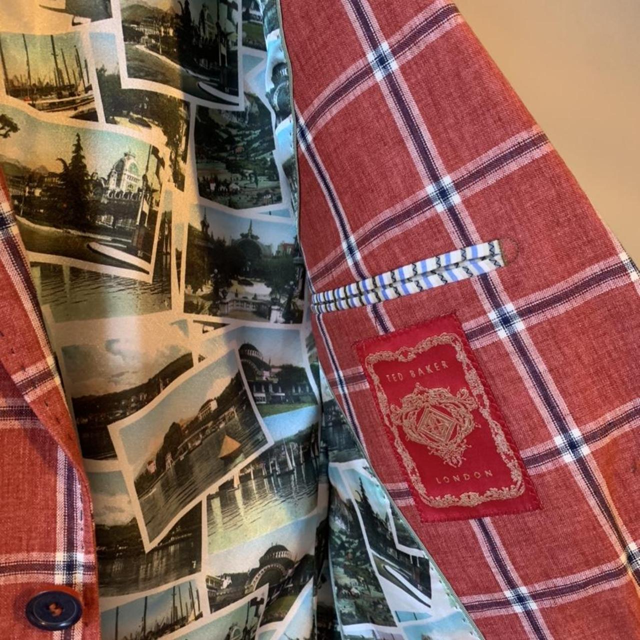 Men’s Ted Baker Debonair Collection red check... - Depop