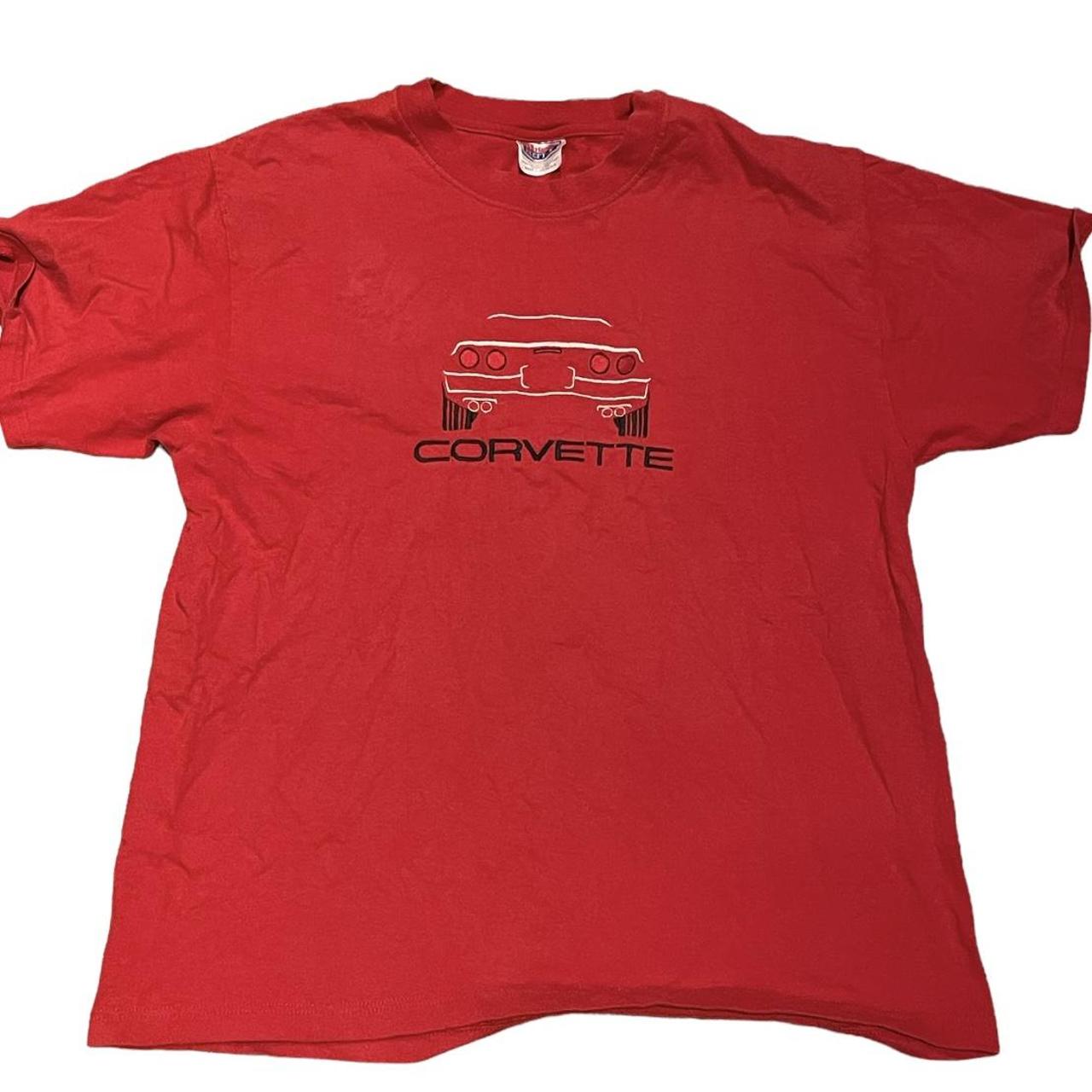 Vintage Corvette Tee Size L Worn twice Purchased... - Depop