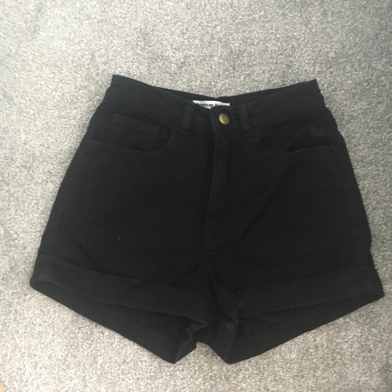 American Apparel High waisted shorts, size 8 (W26) - Depop